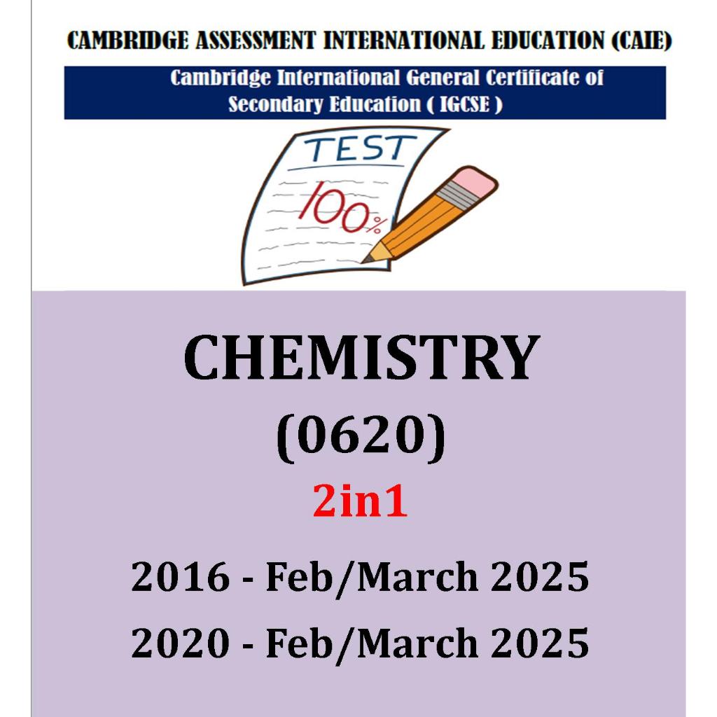 Igcse Past Year Papers Chemistry Extended Papers -2in1 Versions ...