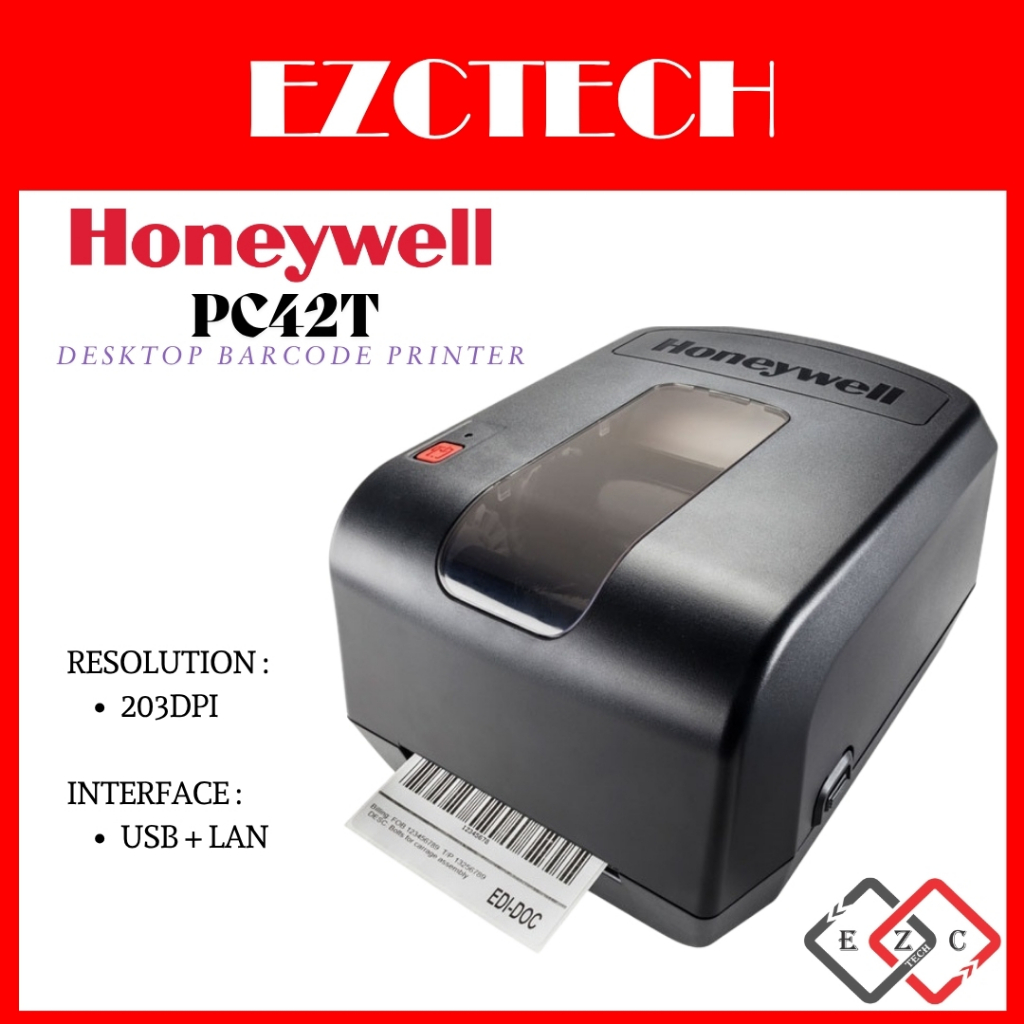 Honeywell PC42T PC42E-T Desktop Barcode Printer Usb+Lan | Shopee Malaysia