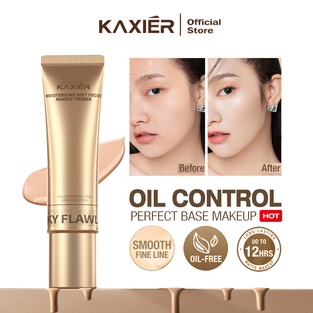 KAXIER Poreless Primer - Face Base Primer Krim (Melembapkan ...