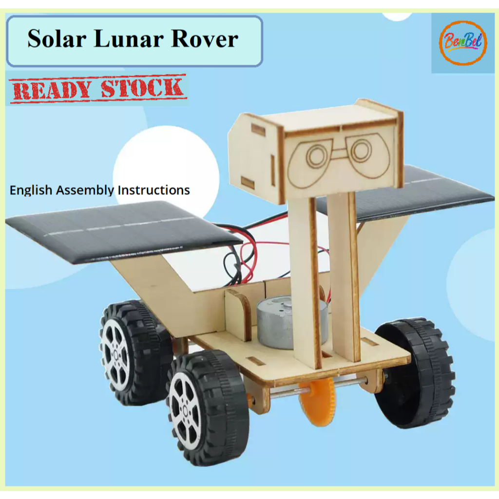 Solar Lunar Moon Rover DIY RBT Car Vehicle Robot STEM Learning Toys ...