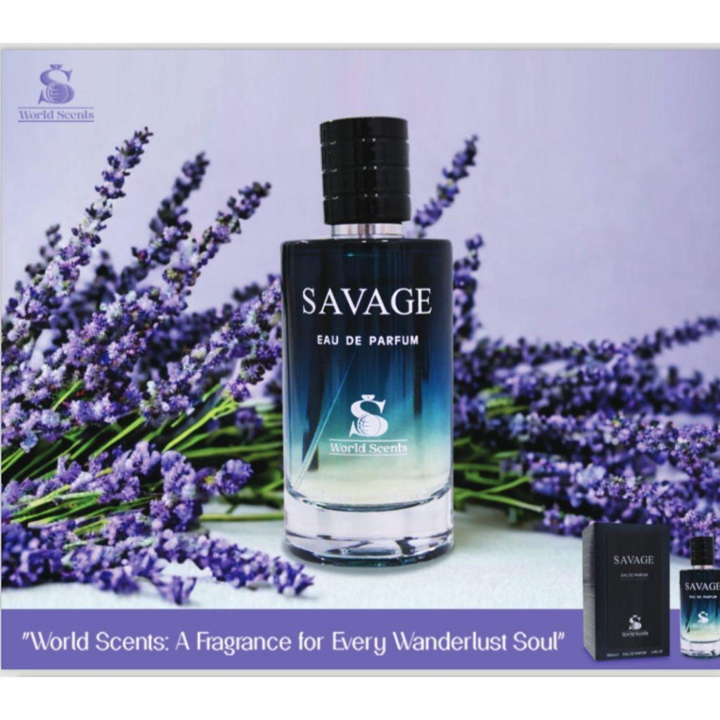 💯% Original, WORLD SCENTS SAVAGE EAU DE PARFUM EDP 100ML | Shopee Malaysia