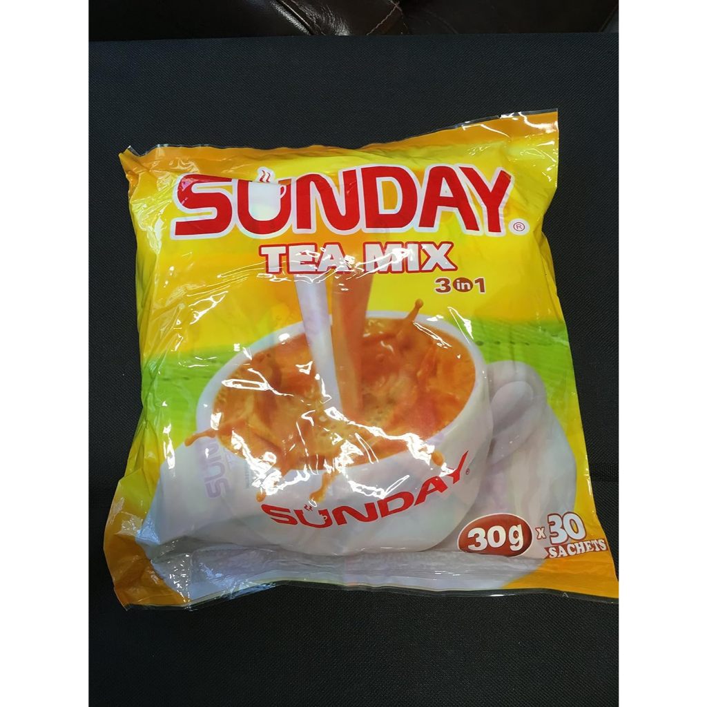 SUNDAY TEA MIX 3IN1 (30 sachets) | Shopee Malaysia