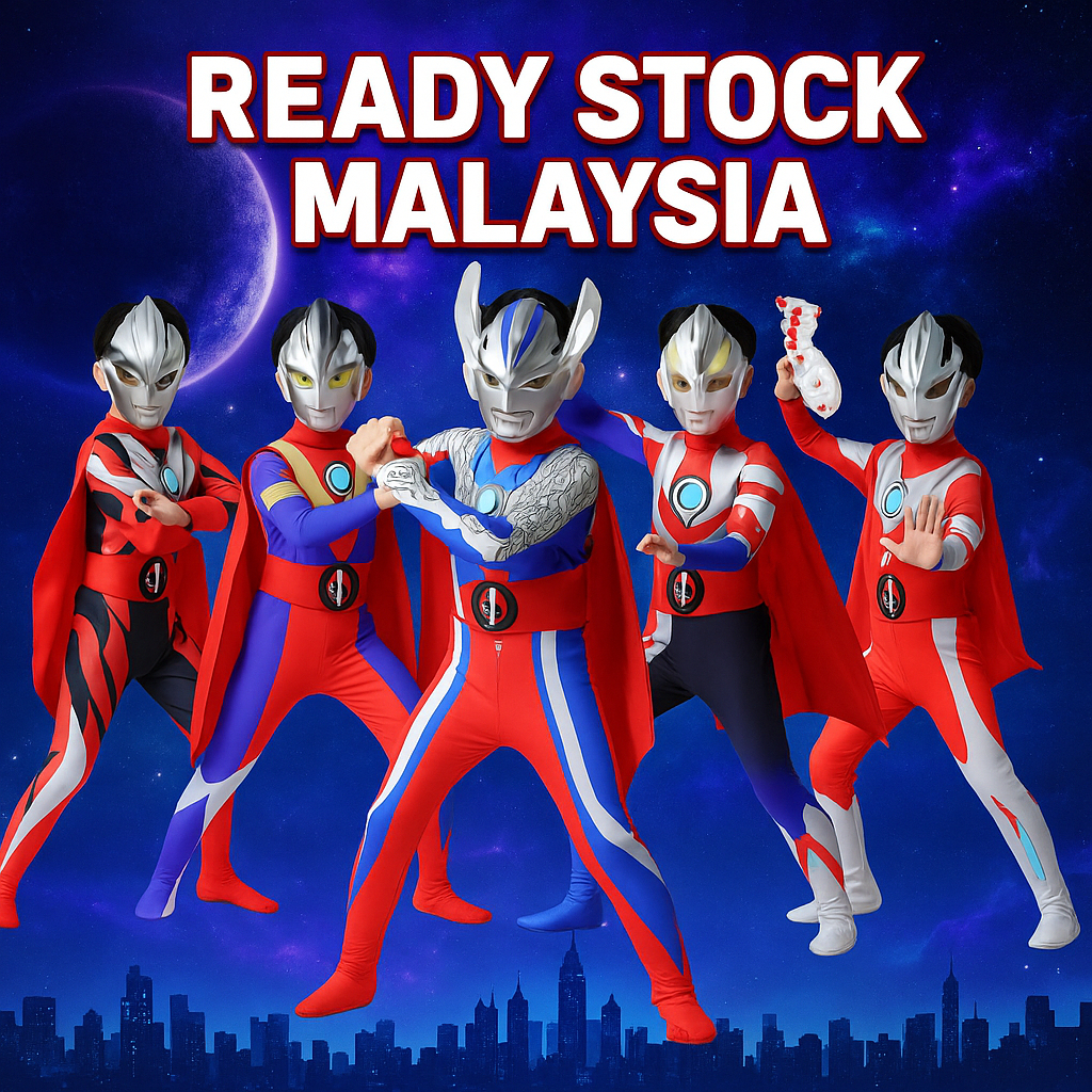 (Ready Stock) Ultraman Kids Costume Set – Zero, Tiga, Ginga, Geed, Orb ...