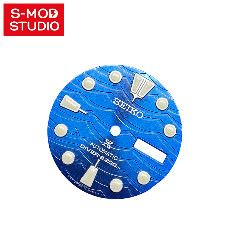 S-MOD Seiko Dial King Turtle Save The Ocean Great White Shark SBDY047 ...