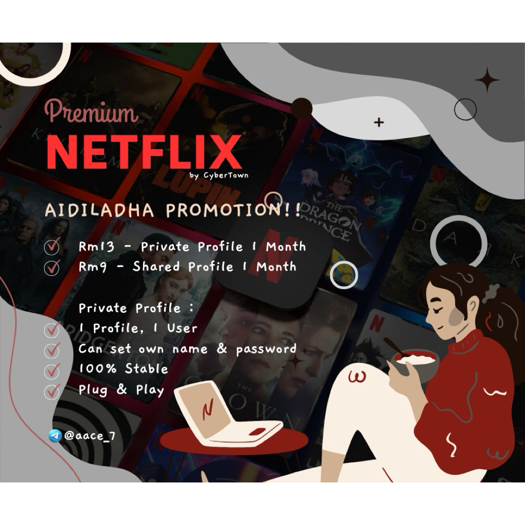 CHEAPEST FLIX PREMIUM🔥 STABLE 💯 | Shopee Malaysia