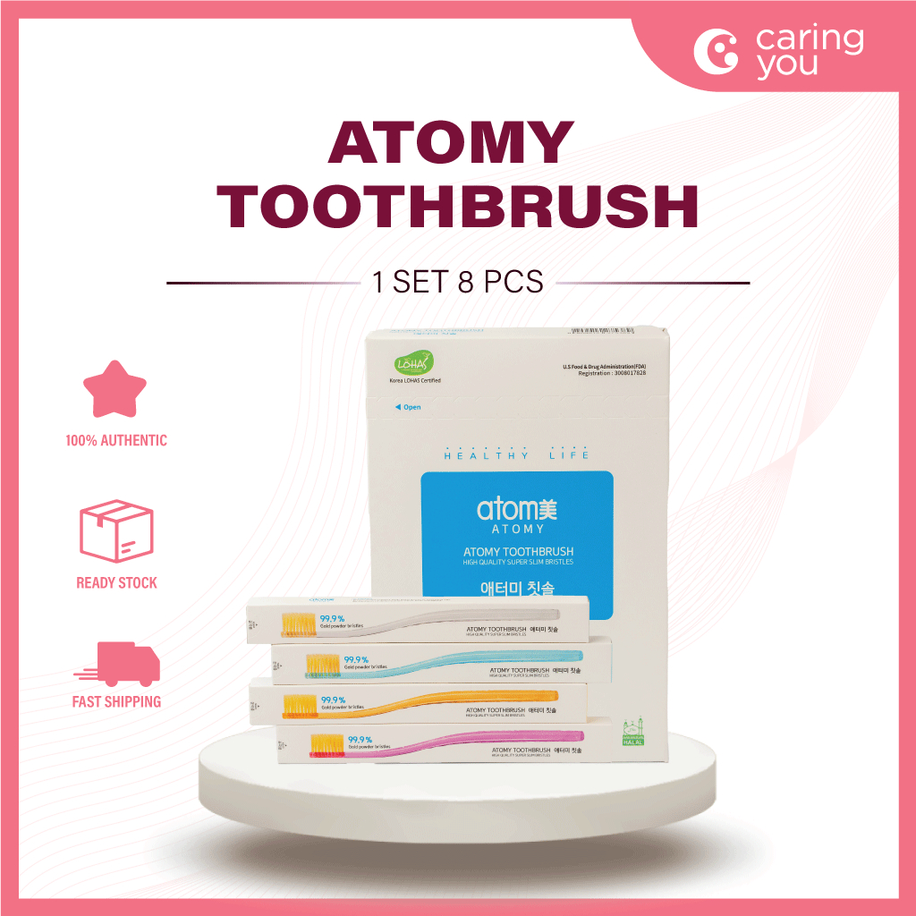 Atomy Toothbrush (8 pcs) 艾多美牙刷（八支) Soft Toothbrush Oral Care Berus Gigi ...