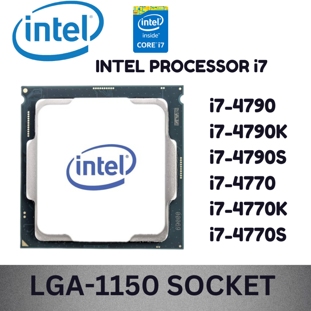 [Ready Stock & Fast Delivery] Intel processor i7-4790 i7-4770 i5-4770K ...