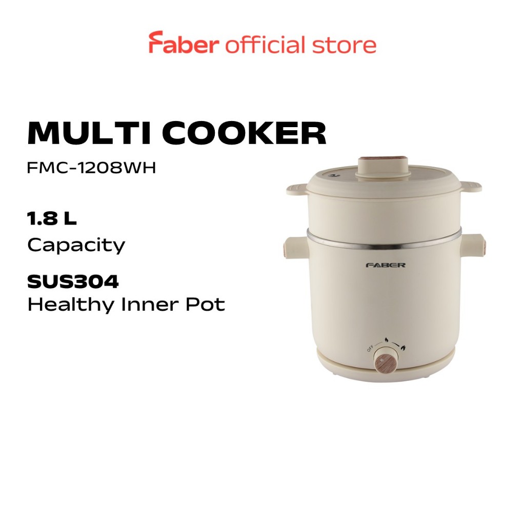 Faber Multi Cooker Pine-S FMC-1208WH | Shopee Malaysia