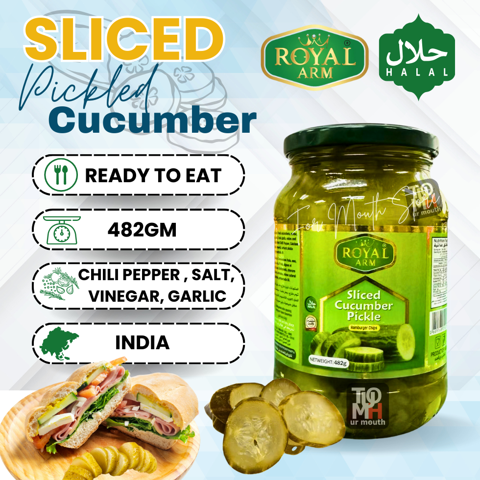 Royal Arm Cucumber Pickle/Pickle/Cucumber Pickle/Jeruk Mentimun/Premium ...