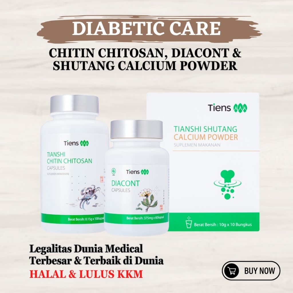 DIABETIC CARE SUPPLEMENT - SHUTANG CALCIUM POWDER - DIACONT CAPSULES ...