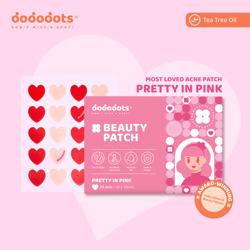 Dododots | Pretty in Pink | Heart Shape | Tea Tree Oil | Cute Pimple ...