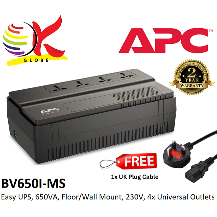 APC UPS BVG700I-MSX / BV650I-MS / BV800I-MS / BV1000I-MS 230V EASY UPS ...