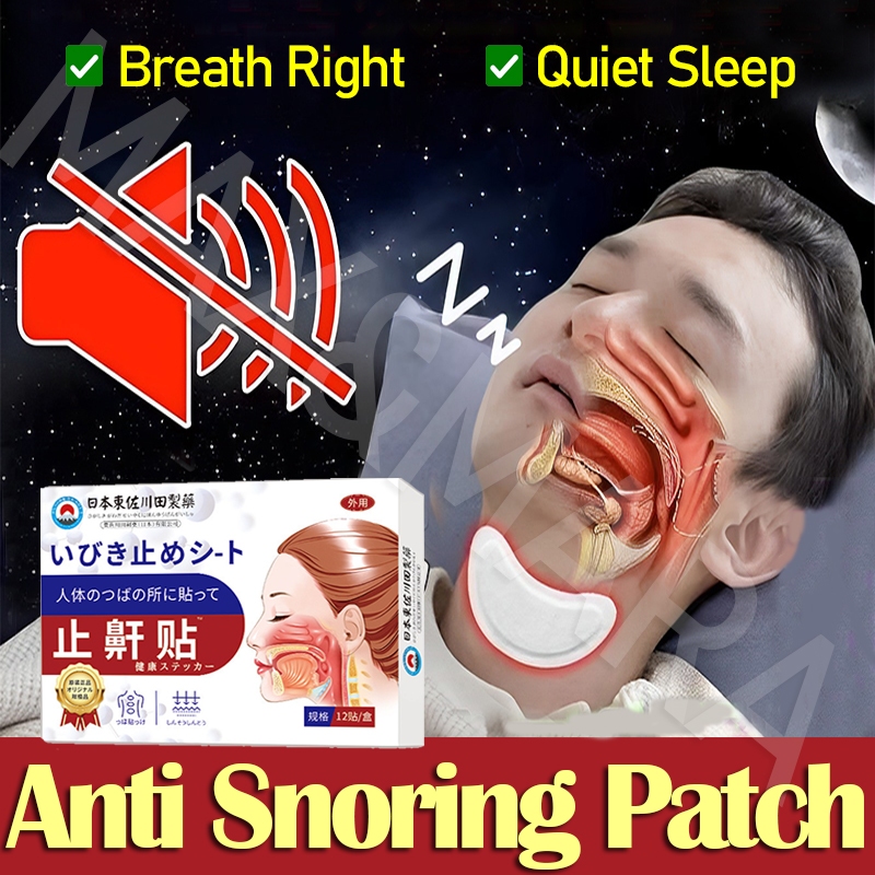 Japan Anti Snoring Patch Anti dengkur Anti Snoring Strips Snoring treatment Snore stopper Anti ...
