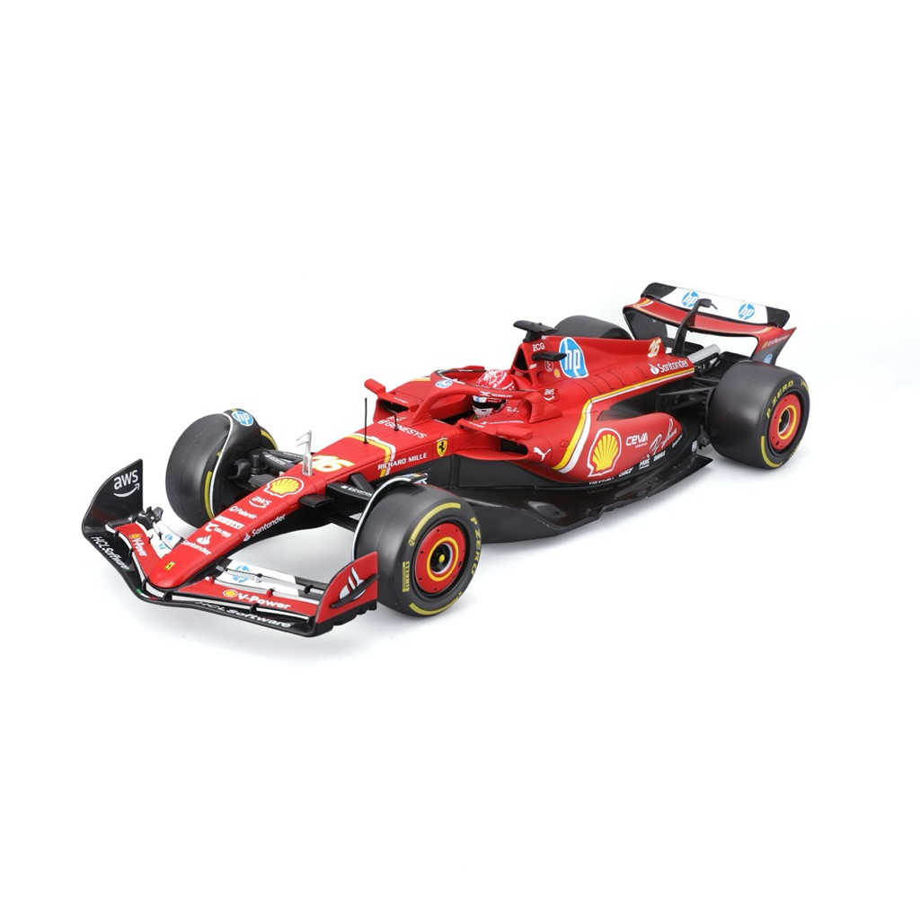 Shell Helix Ferrari F1 SF-24 Malaysia Limited Edition 1:24 Diecast ...