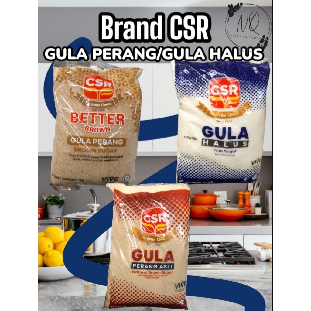 GULA PERANG & GULA HALUS BRAND CSR 1kg | Shopee Malaysia
