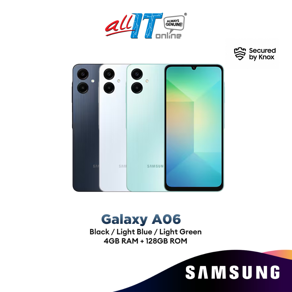 Samsung Galaxy A06 / A06 5G 6.7" 50MP 5000mAH (4GB RAM + 128GB ROM) | Shopee Malaysia