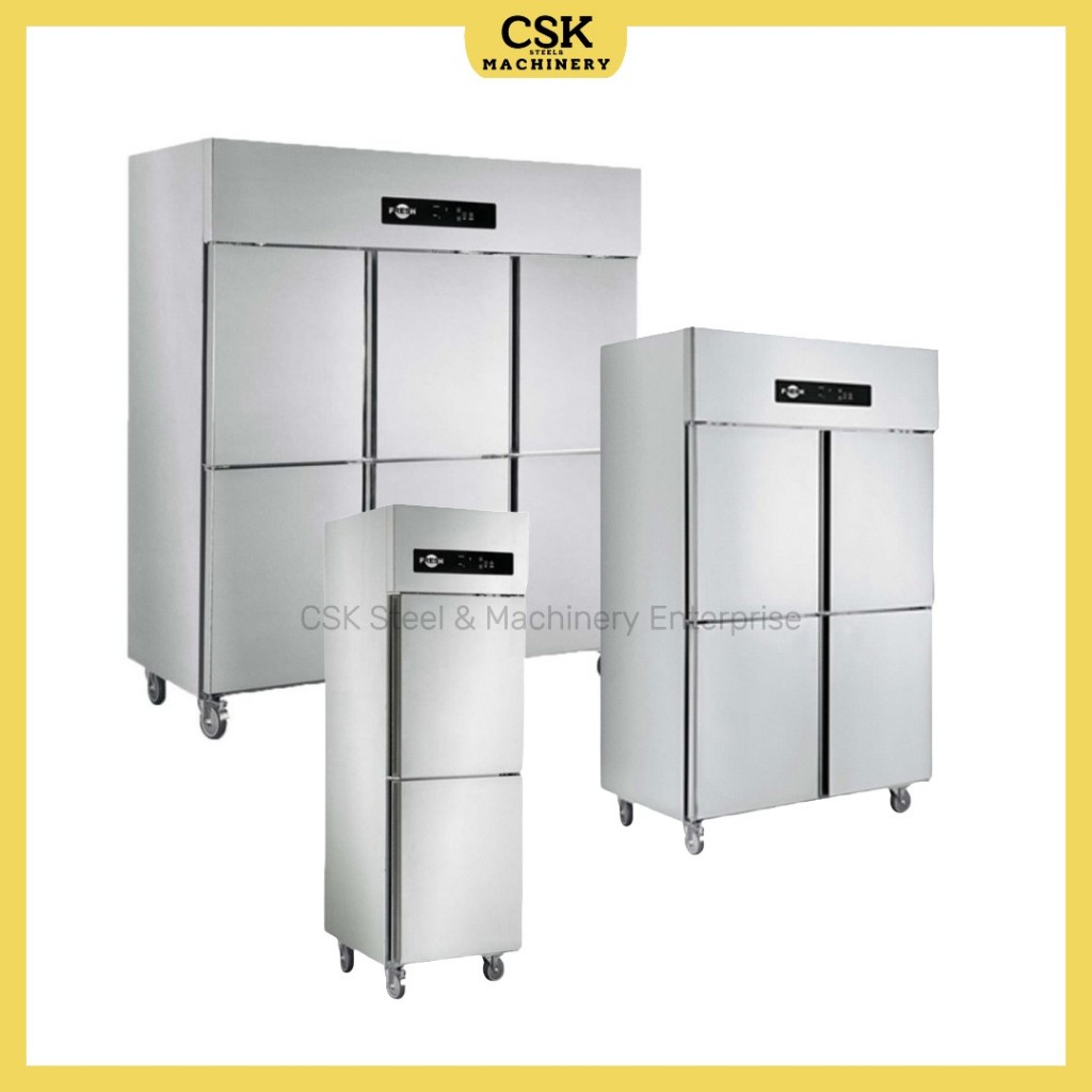 Upright Freezer & Chiller / Stainless Steel / Kitchen / Fridge ...