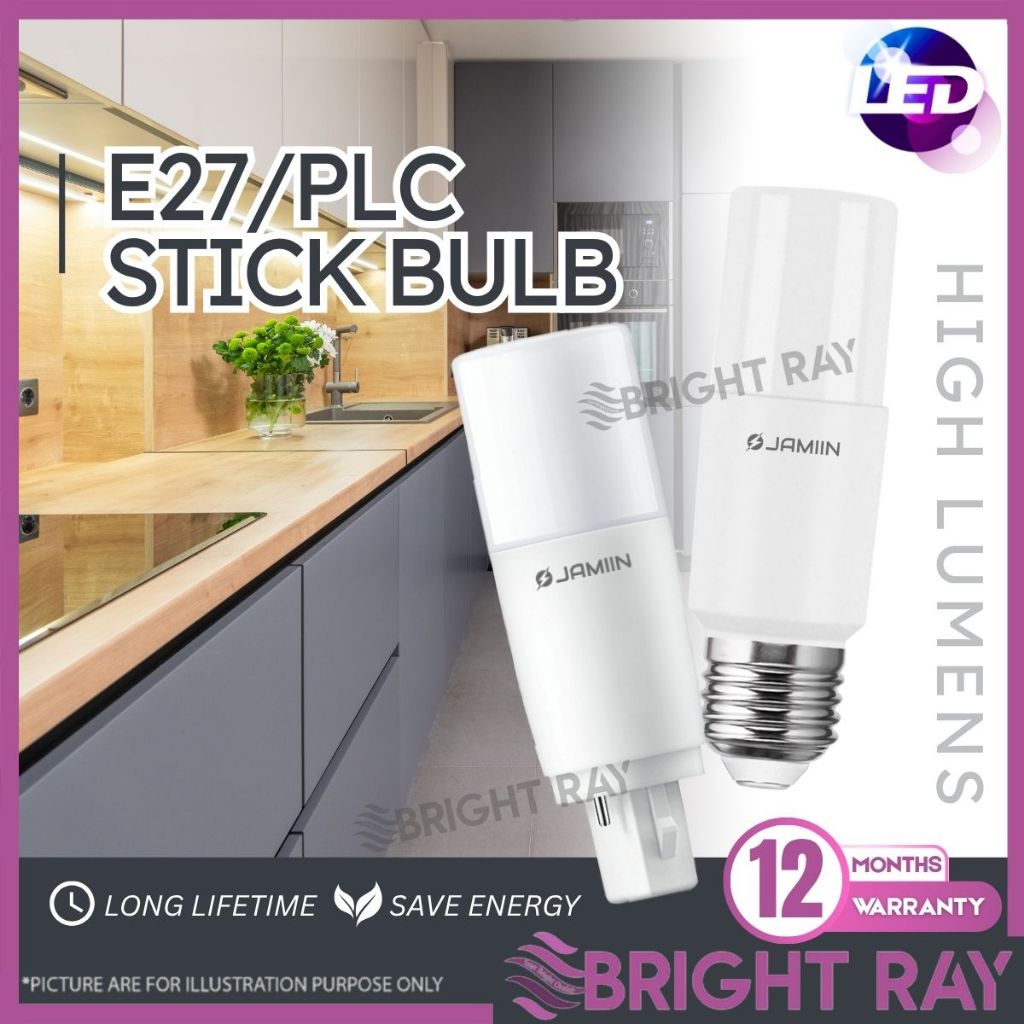 (SIRIM) LED Stick Bulb LED light Bulb Lampu LED Light Bulb E27 PLC Ceiling Light Mentol LED ...