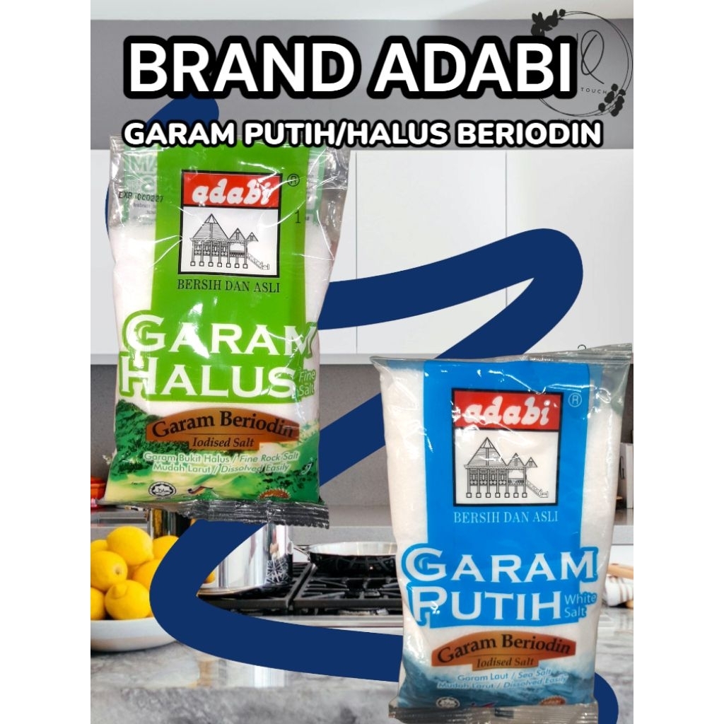 GARAM HALUS & GARAM PUTIH ADABI 400g | Shopee Malaysia