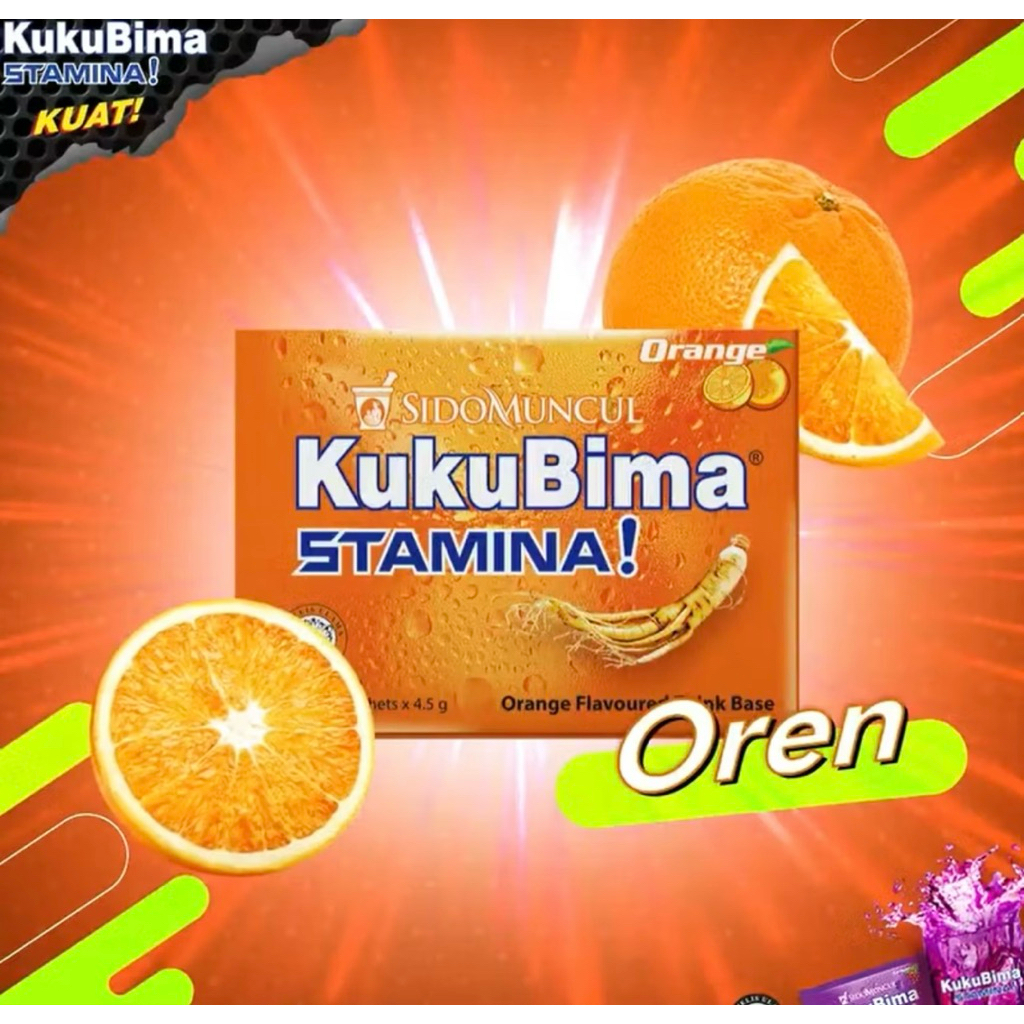KUKUBIMA 1 BOX ISI 6SACHET MINUMAN ENERGI | Shopee Malaysia