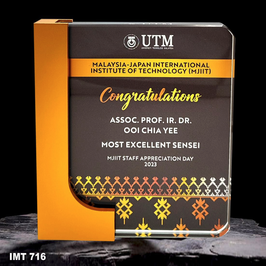 APPRECIATION PLAQUE, LONG SERICE AWARD, EXCLUSIVE METAL PLAQUE IMT 716 ...