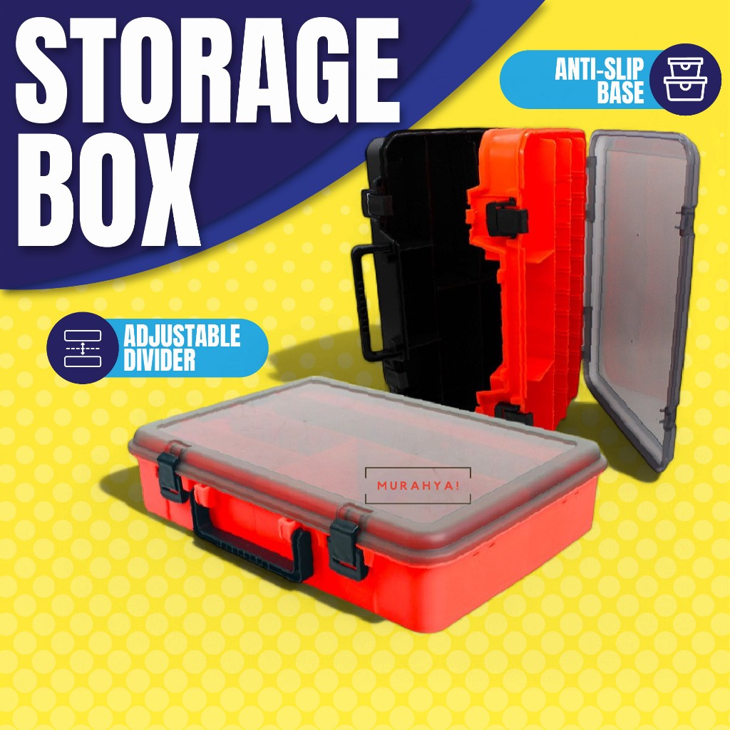 Outdoor Storage Box Multifunctional Kotak Pancing Fishing Tackle Box ...