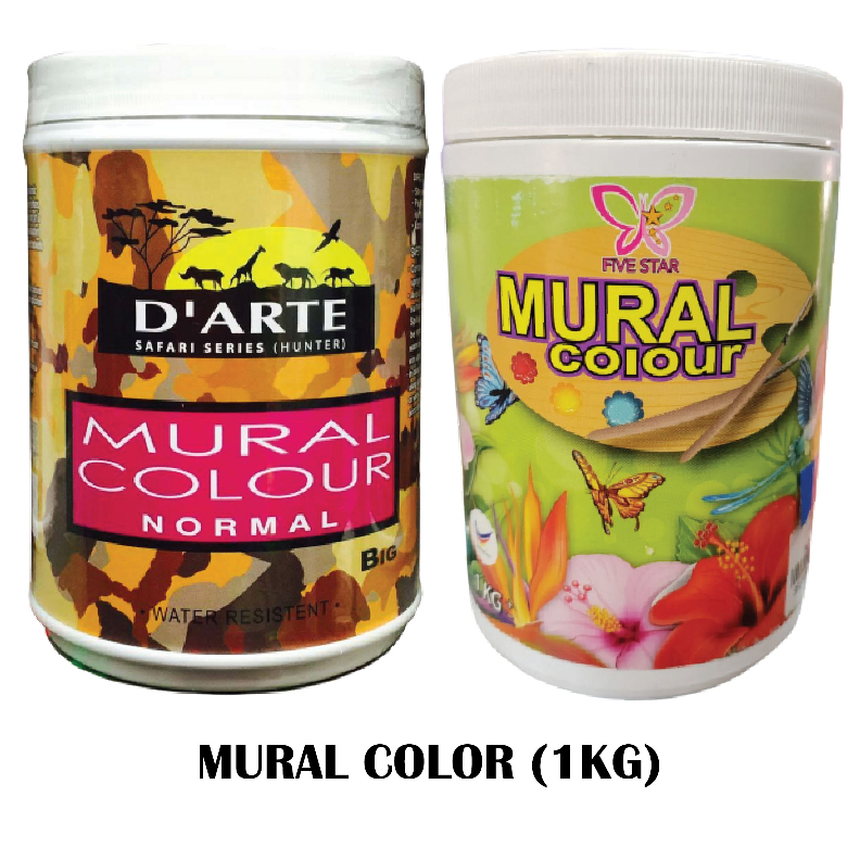 Mural Color 1kg/Cat Mural/Wall Painting/Multi-purpose paint/Non-toxic ...