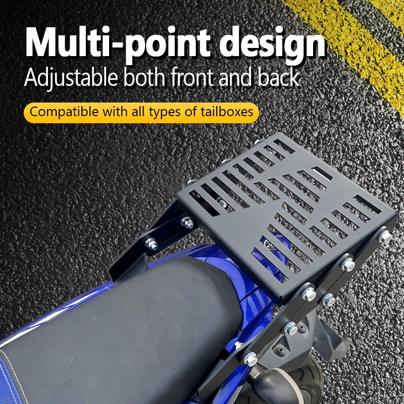 Motorcycle Adjustable Rear Monorack Carrier Top Box Rack For RSX Y15 ...