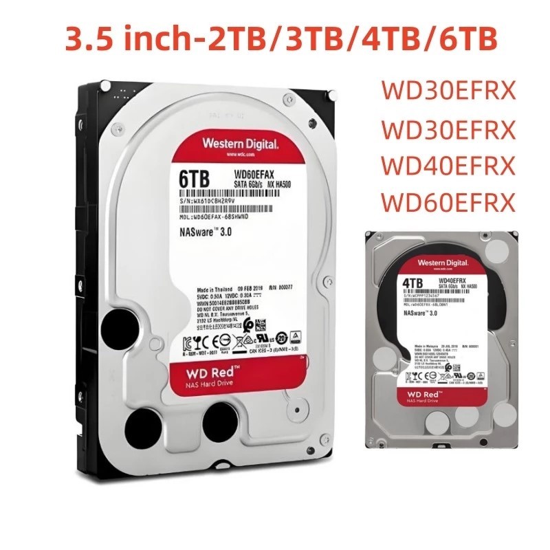 3.5” PC Western Digital Surveillance WD DESKTOP RED Hard Disk (1TB/ 2TB ...
