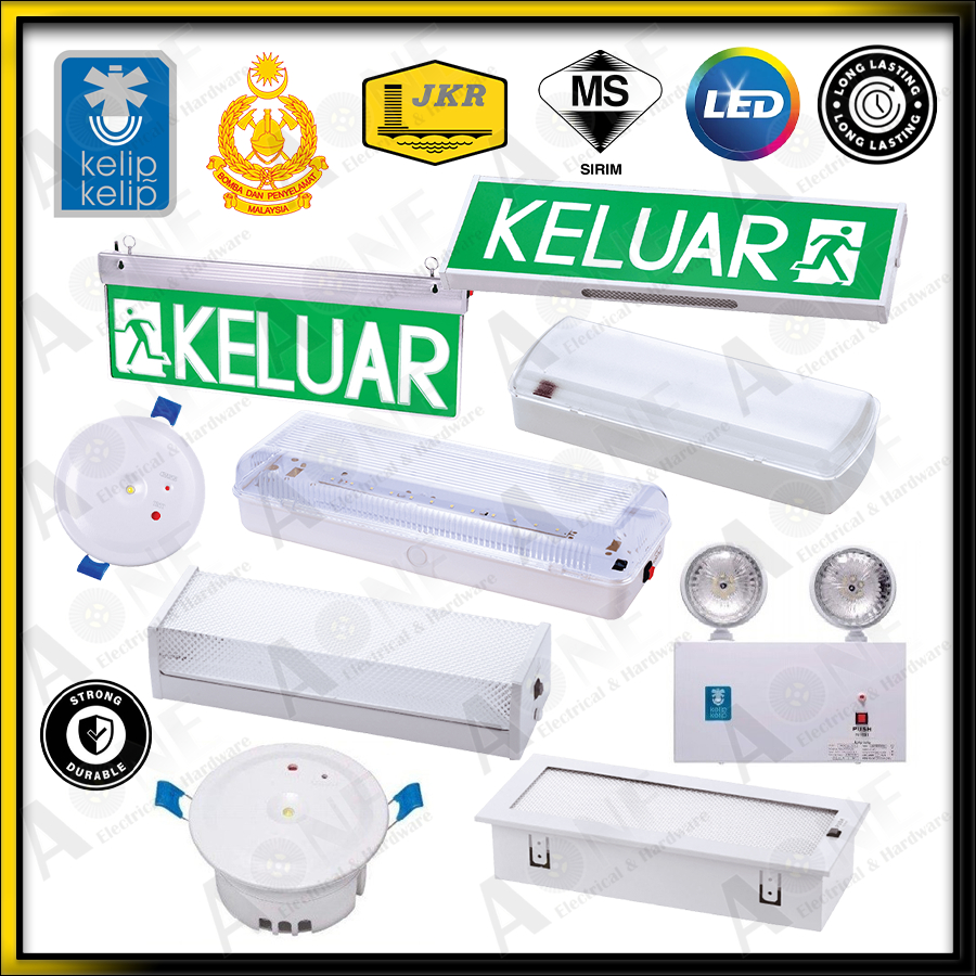 KELIP-KELIP BE1ST(SIRIM & BOMBA APPROVED & JKR) LAMPU KECEMASAN DAN ...