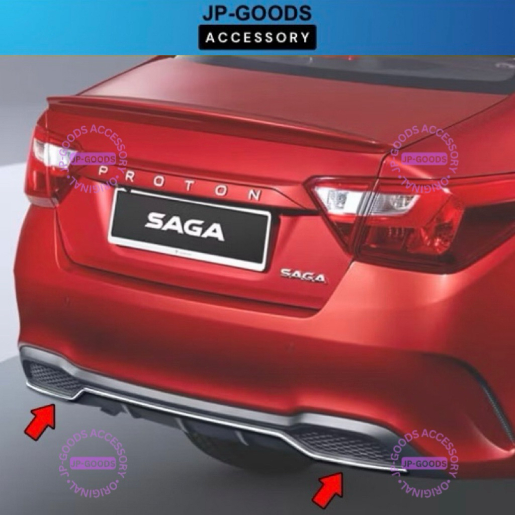 Proton Saga 2019 - 2022 Saga VVT Rear Bumper Garnish Stainless Steel ...
