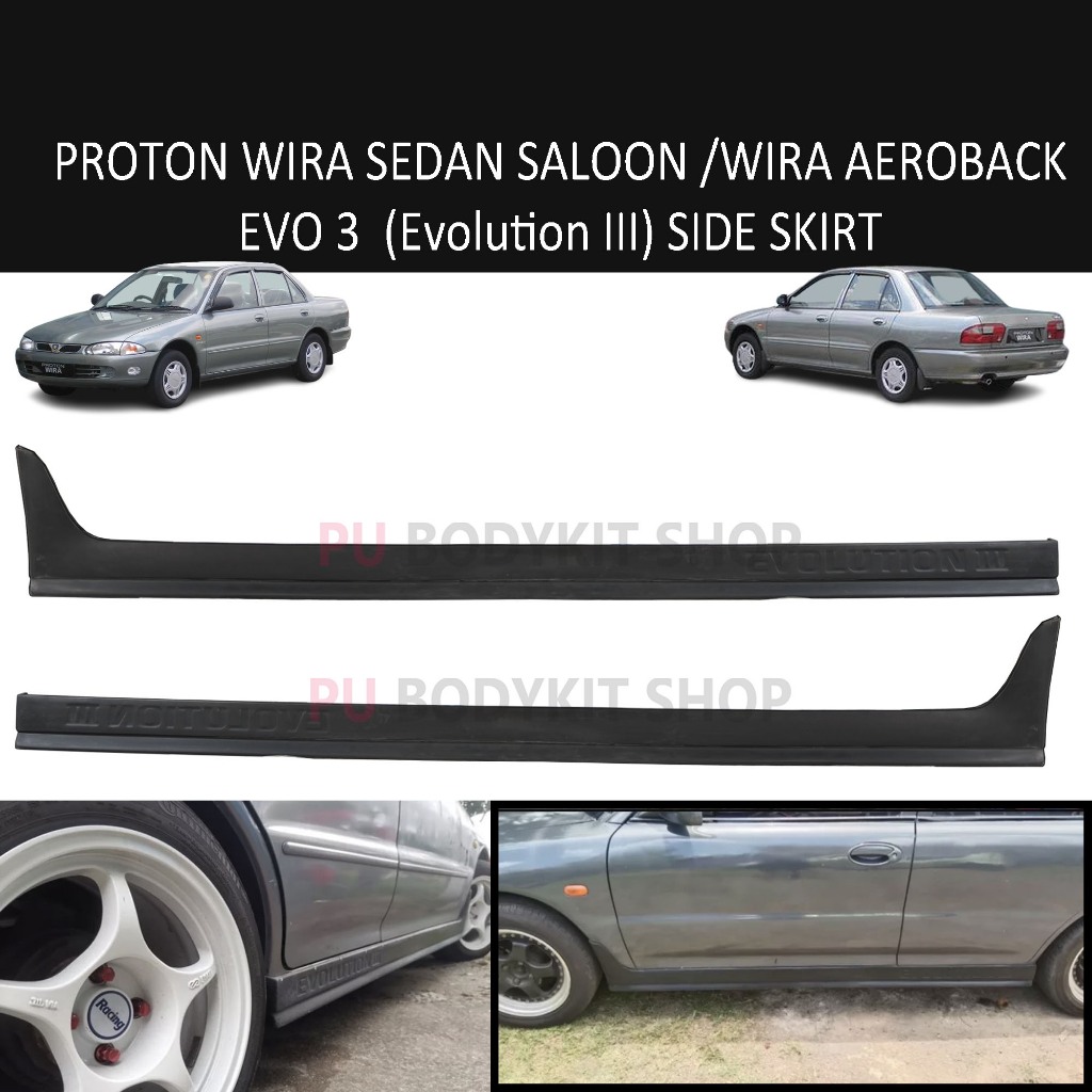 PROTON WIRA SEDAN SALOON /WIRA AEROBACK LANCER EVO 3 E3 (Evolution III ...