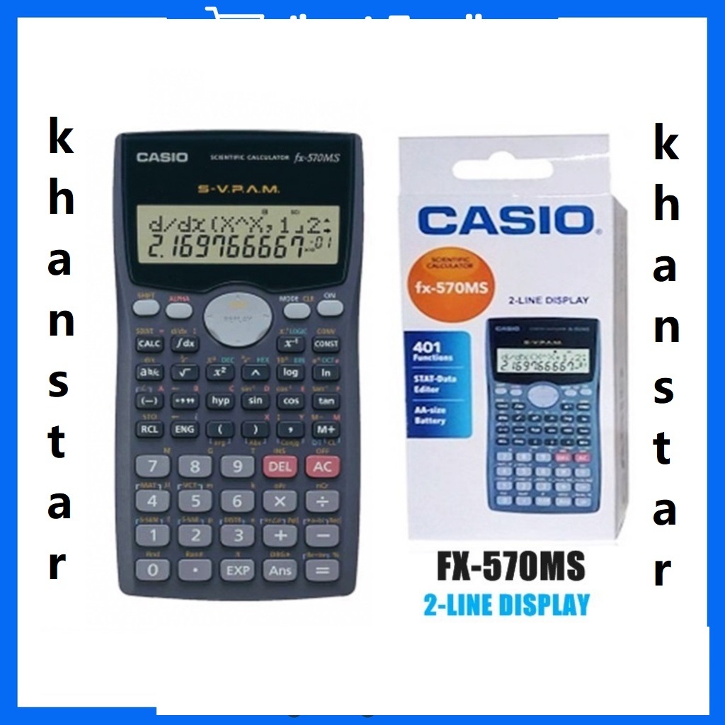 calculator Sekolah FX570MS 1st and 2nd Edition Scientific Calculator ...