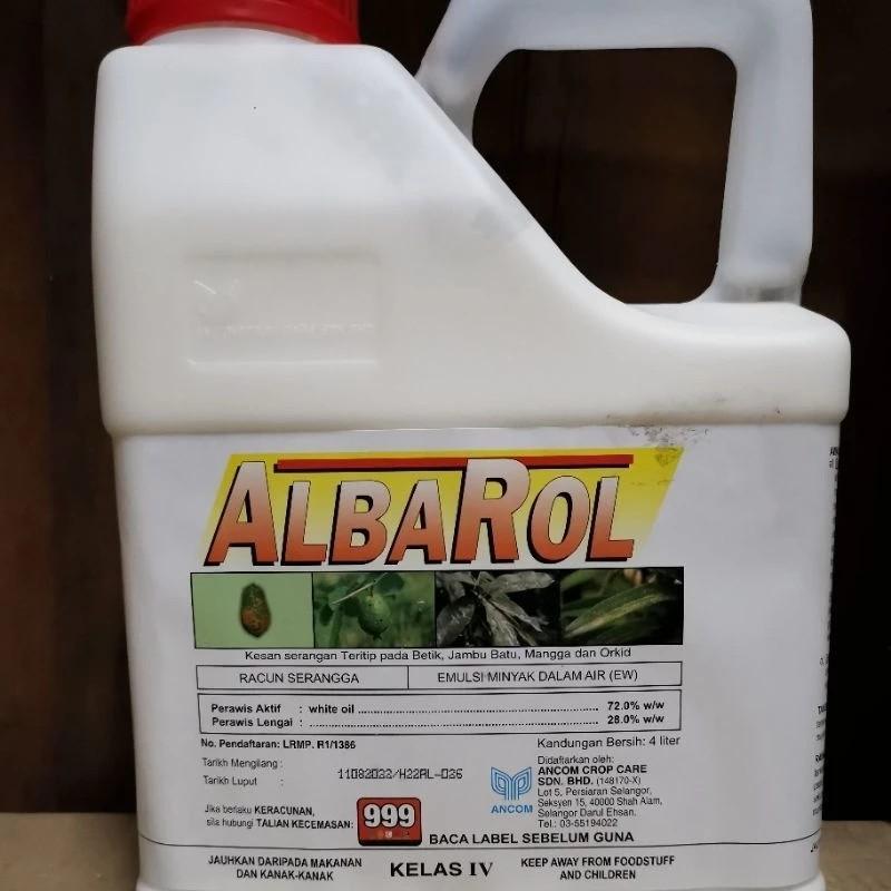 4L Albarol Ancom White Oil 72.0% Racun Serangga Insecticide Teritip ...
