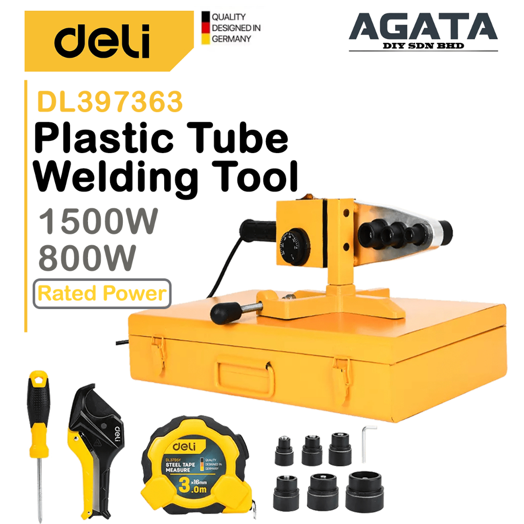 DELI Plastic Tube Welding Tool 800W 1500W DL397363 PPR Welding Machine ...