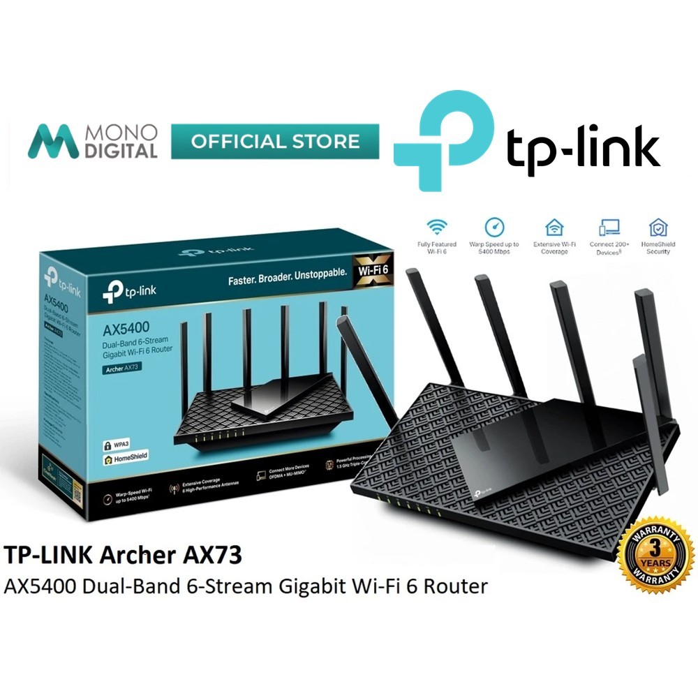 TP-LINK ARCHER AX73 / ARCER AX72 / ARCHER AX72 PRO (2.5G WAN/LAN PORT ...