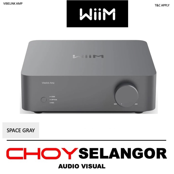 WiiM Vibelink Amp 100W Power Amplifier with Premium ESS DAC | Shopee Malaysia