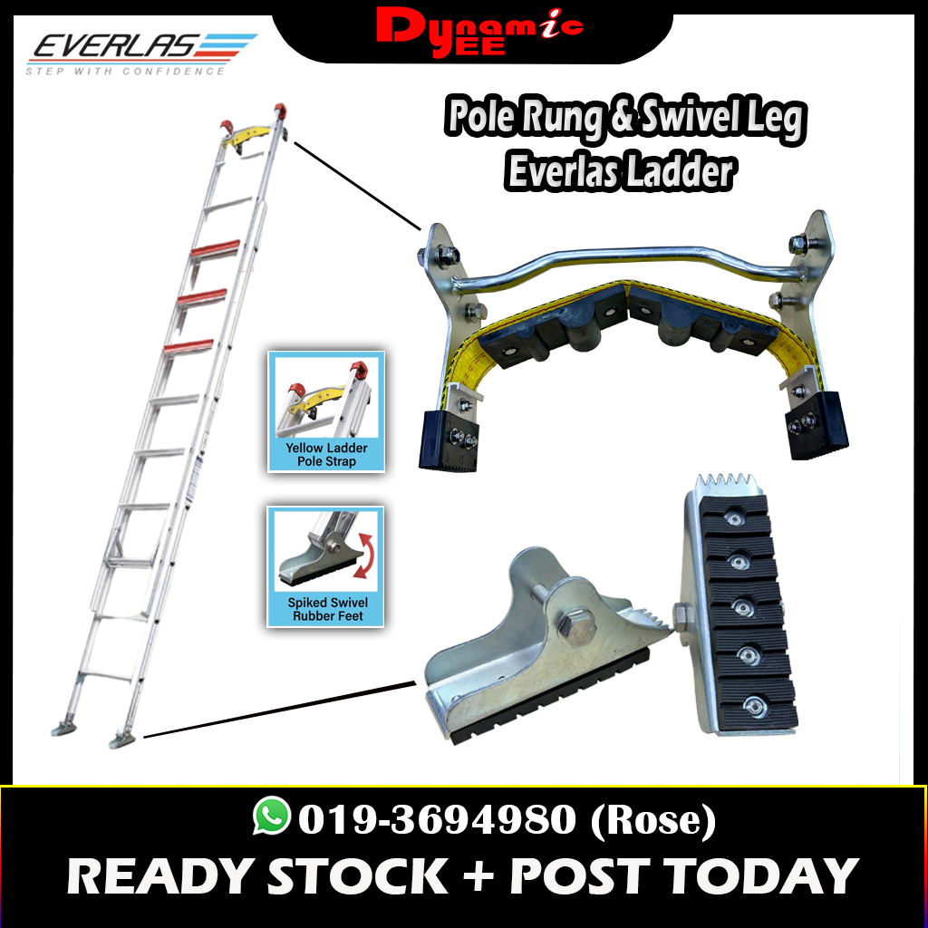 EVERLAS Ladder Pole Strap | Swivel Leg For EXTENSION LADDER TM Spec ...