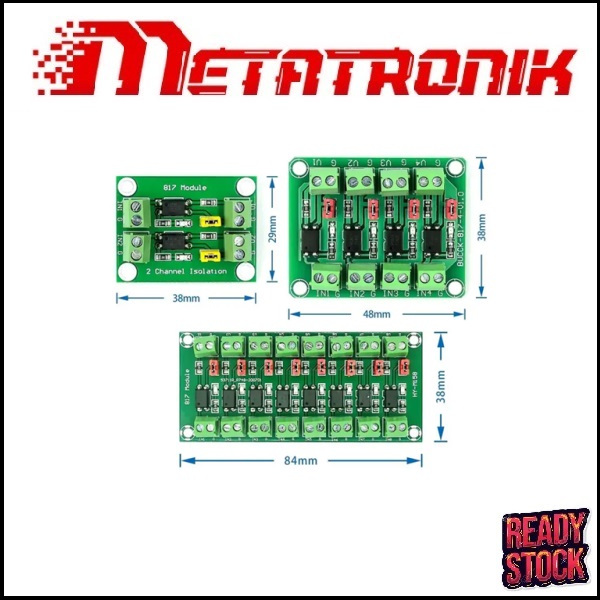 817 Optocoupler Module (2CH / 4CH / 8CH) | Shopee Malaysia