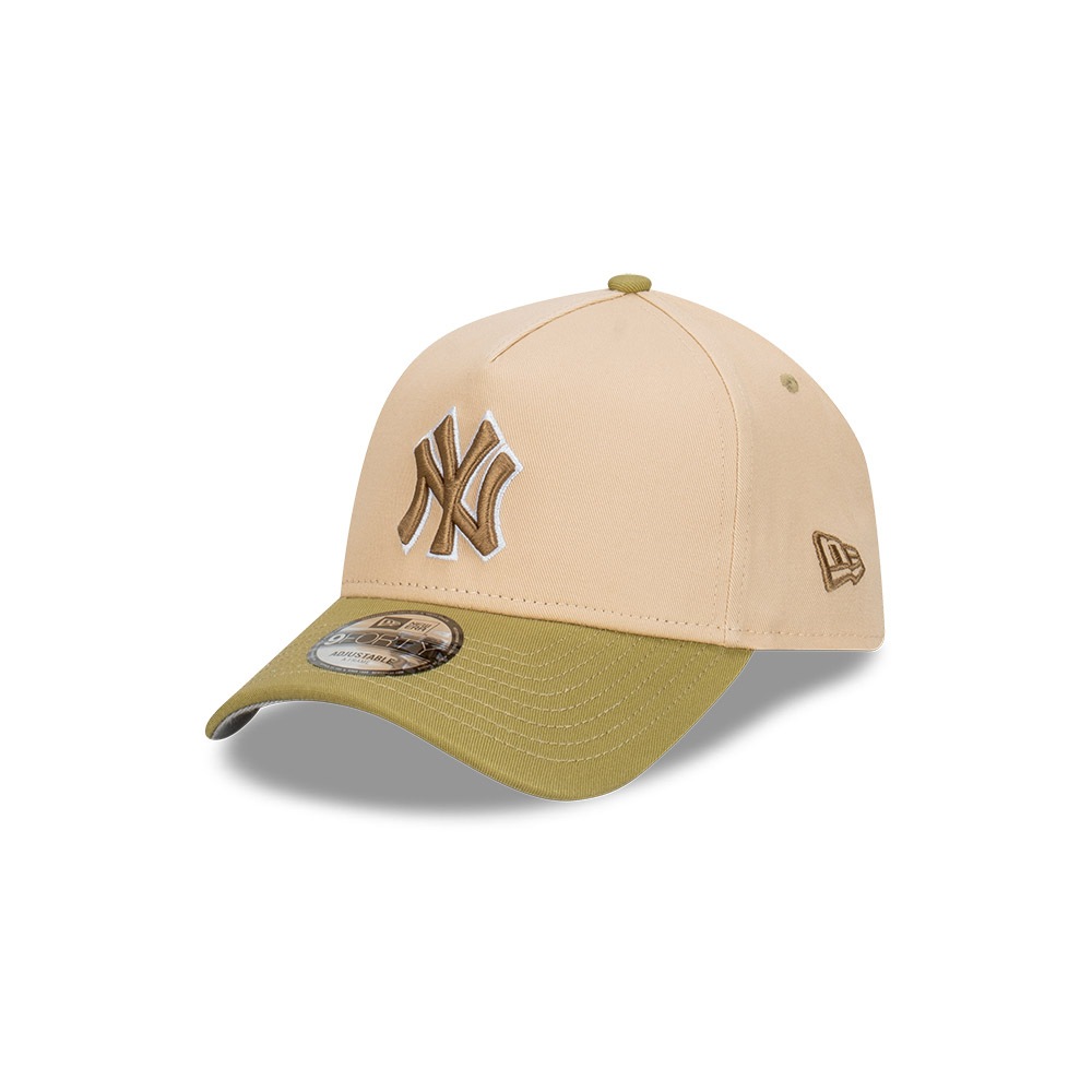 GENUINE New Era MLB 9Forty Beansprout Oat Milk NEW YORK NY YANKEES ...