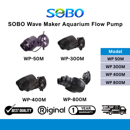 SOBO Silent Wave Maker Aquarium Flow Pump WP-50M / WP-300M / WP-400M / WP-800M Circulation ...