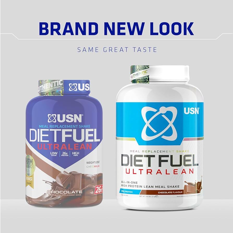 USN Diet Fuel Ultra lean 1.8kg / 900g High Protein Burn Fat Lean Weight Loss Pembakar Lemak ...