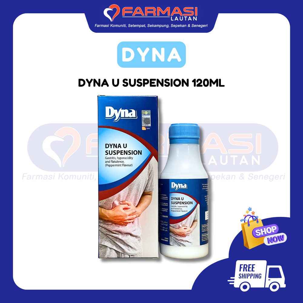 Dyna U Suspension 120mL [For Gastric/Heartburn] | Shopee Malaysia