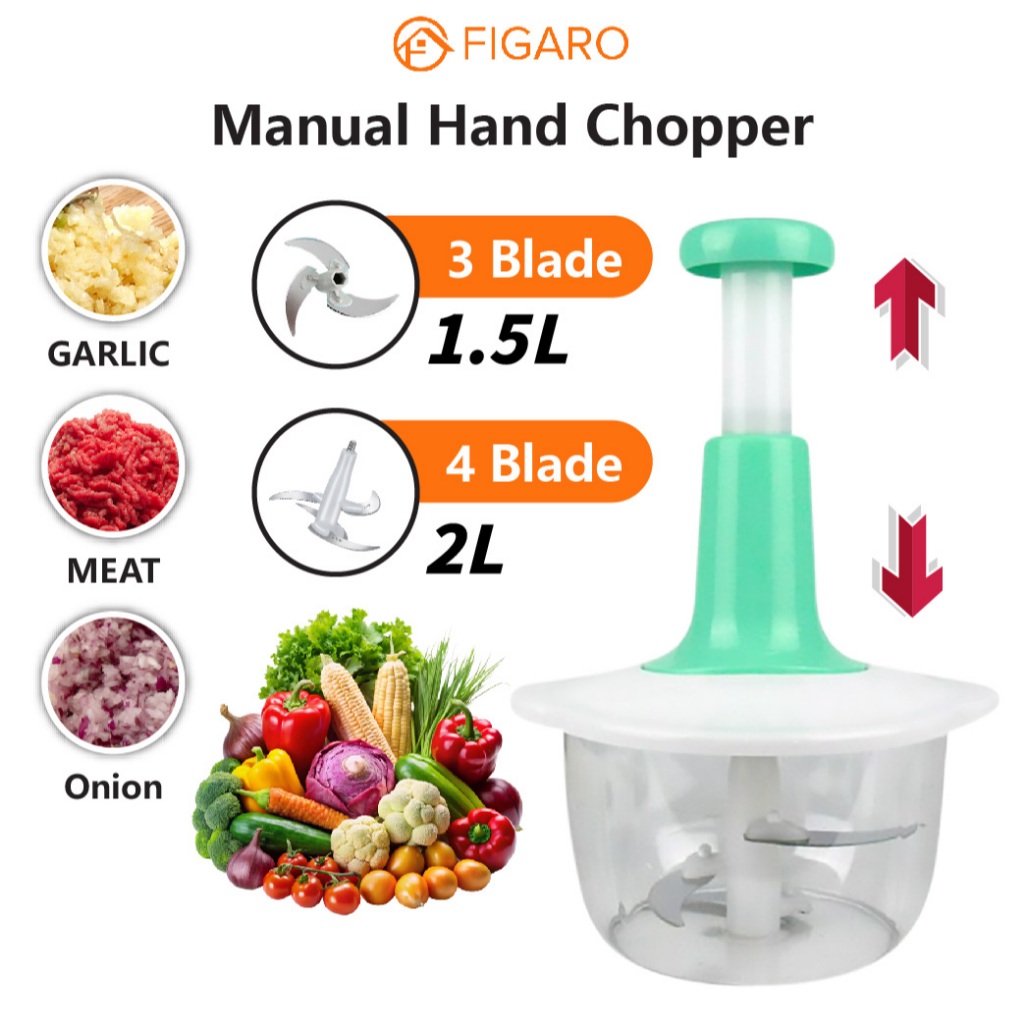 FIGARO Pengisar Bawang Pengisar Serbaguna Pengisar Daging Garlic ...