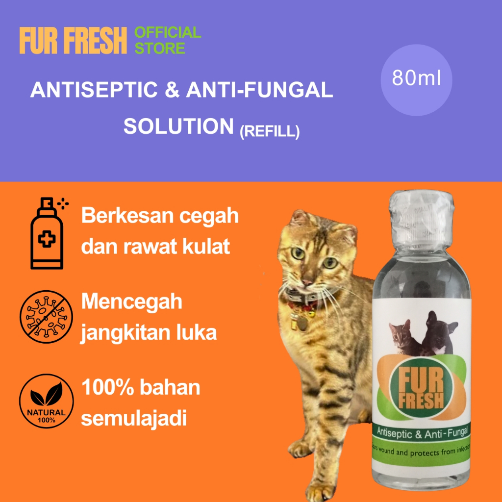 Fur Fresh Antiseptic & Anti-fungal Solution | Antiseptic Solution Pet ...