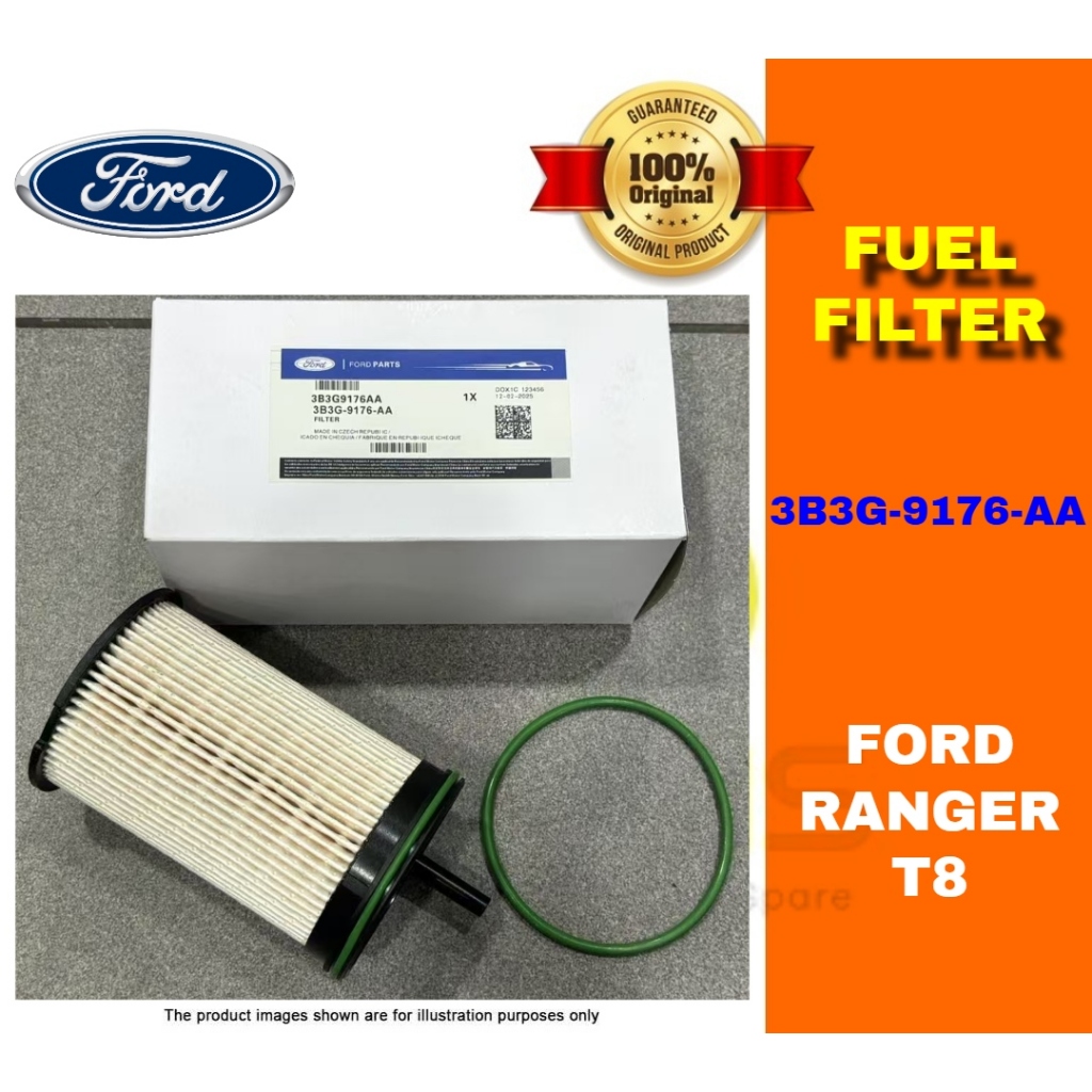 ( 100% ORIGINAL ) FORD FUEL FILTER 3B3G-9176-AA FORD RANGER T8 2019 ...