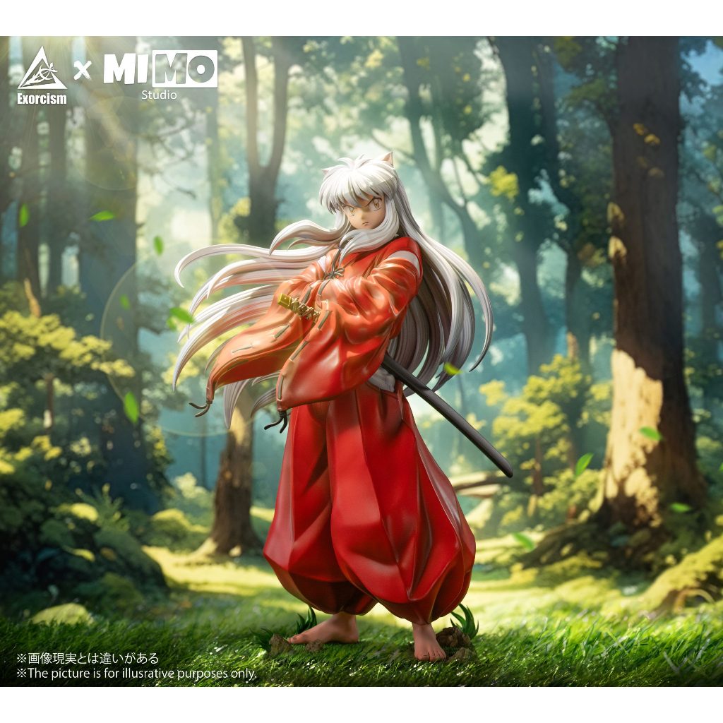 Mimo Studio & Exorcism Studio - Dual Form Statue Inuyasha Resin Statue ...