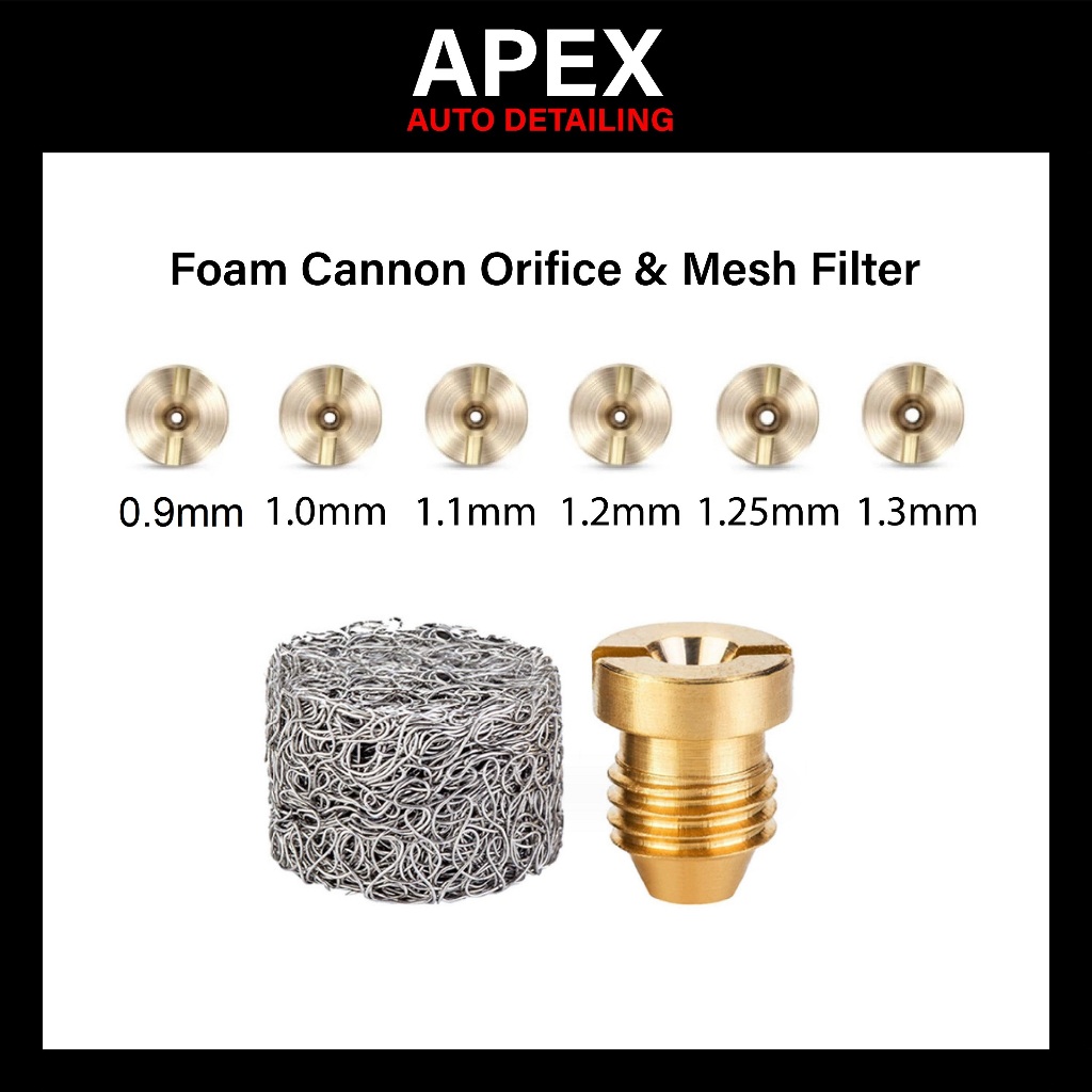 【APEX.Auto Detailing】Foam Cannon Orifice / Mesh Filter | Shopee Malaysia