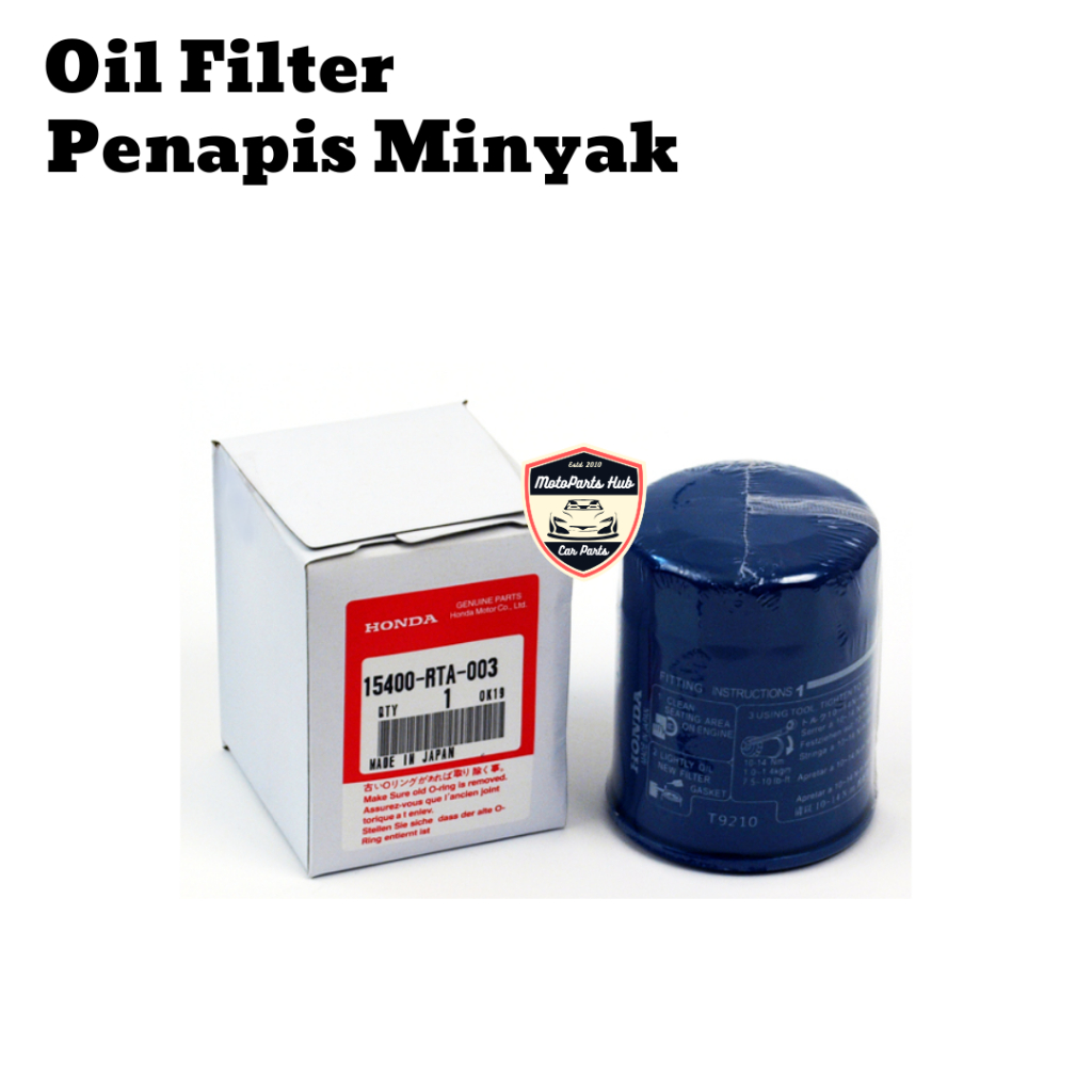 Thailand Original Honda Oil Filter HAMP Honda City Civic Accord Jazz HR ...