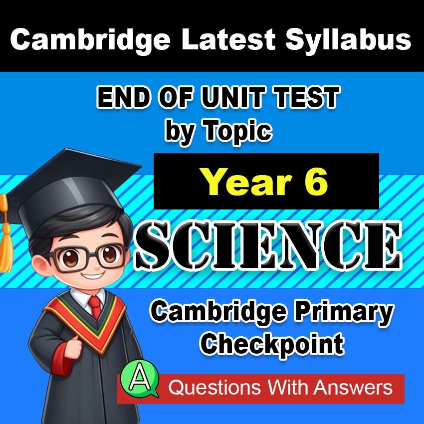 WE6 [eBook] Cambridge Primary Checkpoint Science Year 6 End of Unit ...